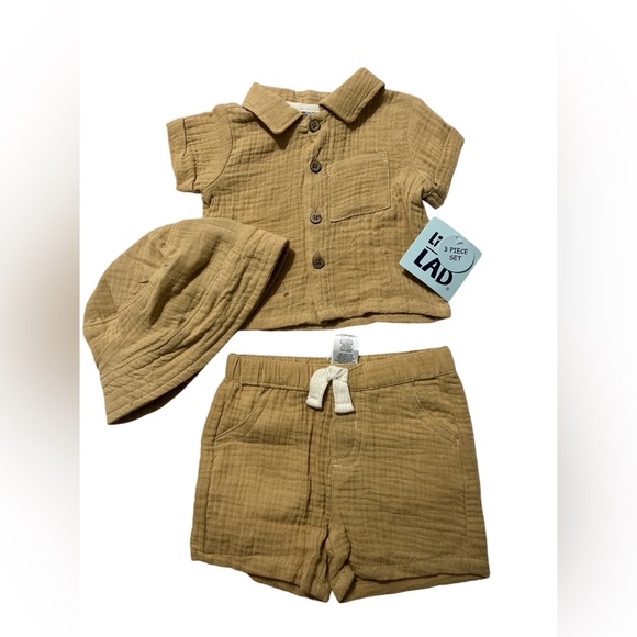 Little Lad | Matching Sets | Little Lad 3piece Set 3 Months Dress Shirt ...
